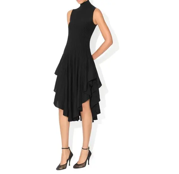 Alaïa Sculptural Pointed-corner Dress
