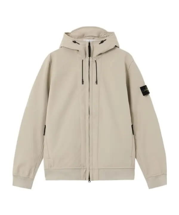 Stone Island Logo Patch Drawstring Jacket