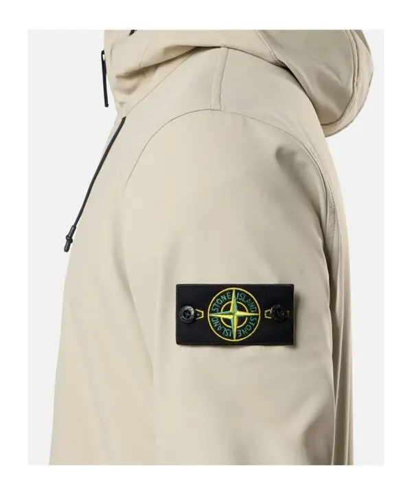 Stone Island Logo Patch Drawstring Jacket