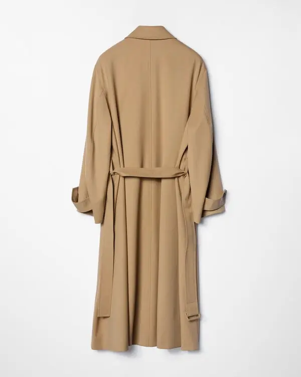 Celine Fluid Balmacan In Gabardine