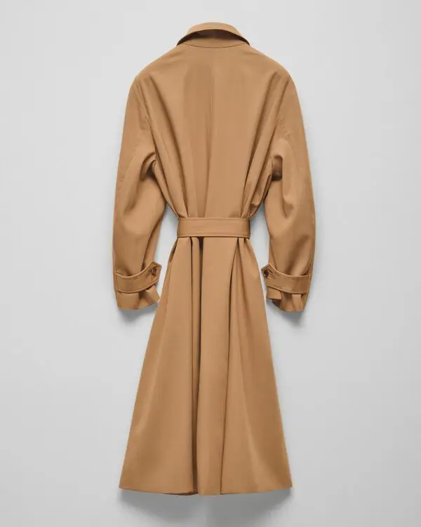 Celine Fluid Balmacan In Gabardine