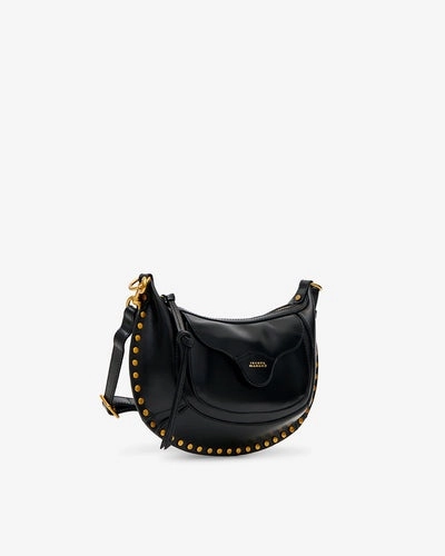Isabel Marant Étoile Moon Studded Shoulder Bag - Black