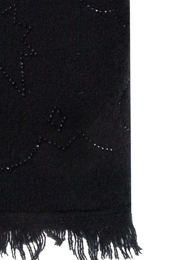 Zadig&Voltaire Stevie Strass Fringed Scarf