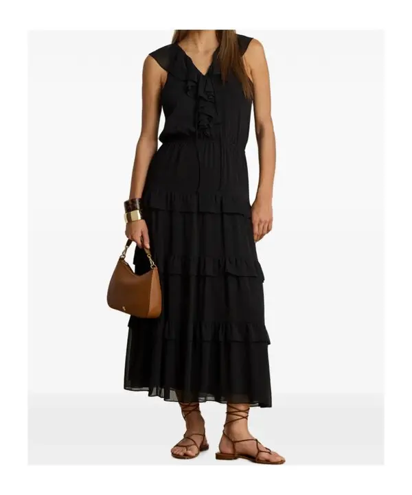 Ralph Lauren Ruffle-trim Maxi Dress