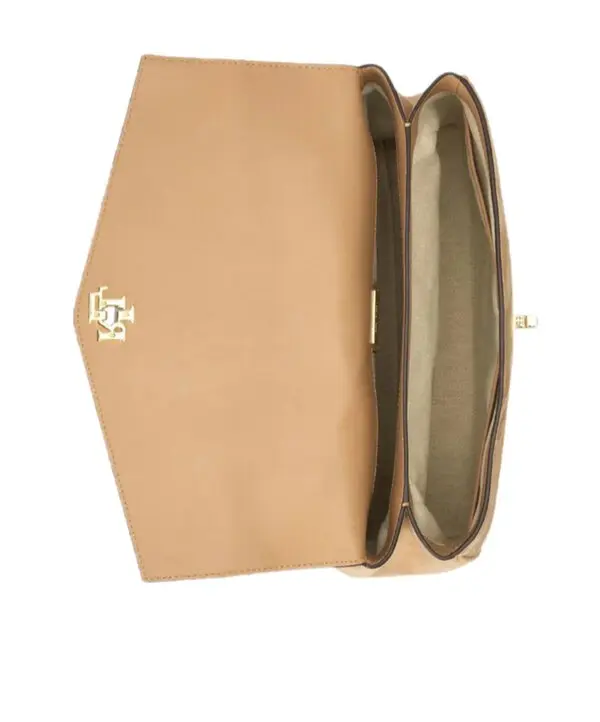 Ralph Lauren Small Farrah Suede Tote Bag
