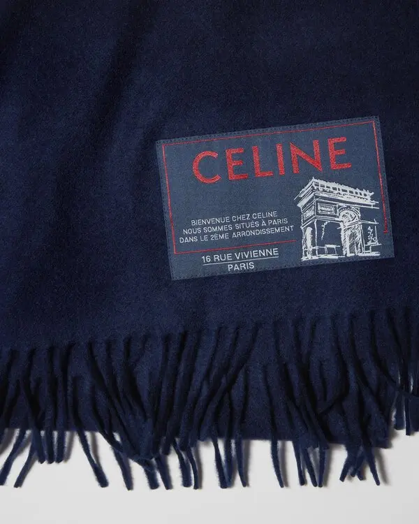 Celine Cashmere Wool Scarf