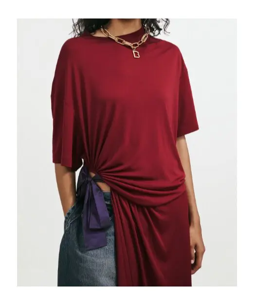 Balenciaga Draped T-shirt Dress