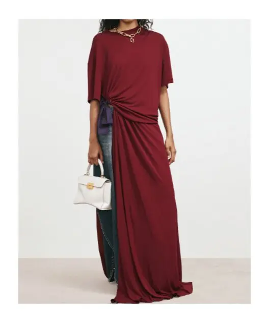 Balenciaga Long Crewneck T-shirt Dress