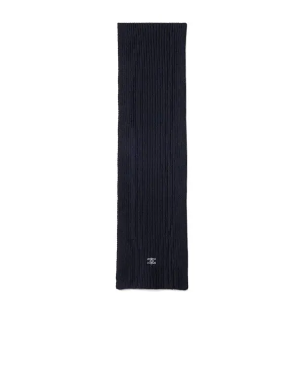 Celine Ribbed Cashmere Scarf