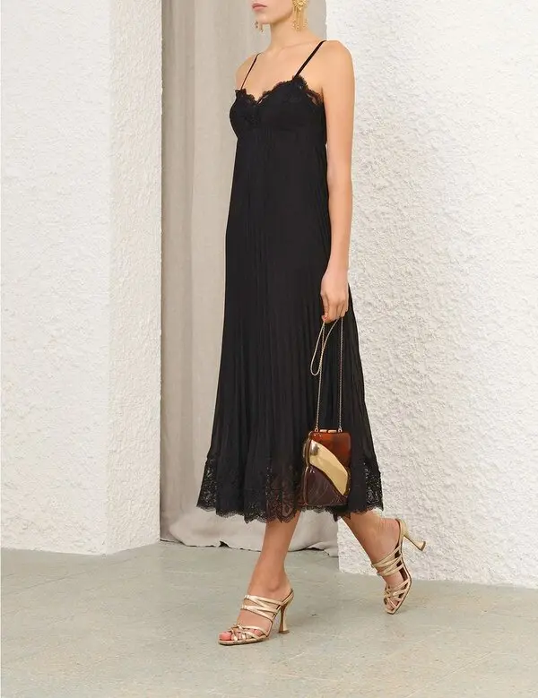 Zimmermann Pleated Slip Dress