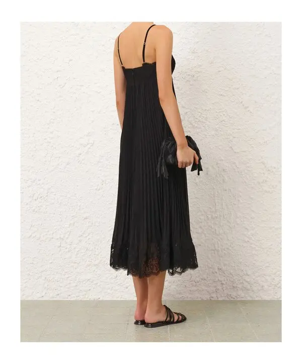 Zimmermann Pleated Slip Dress