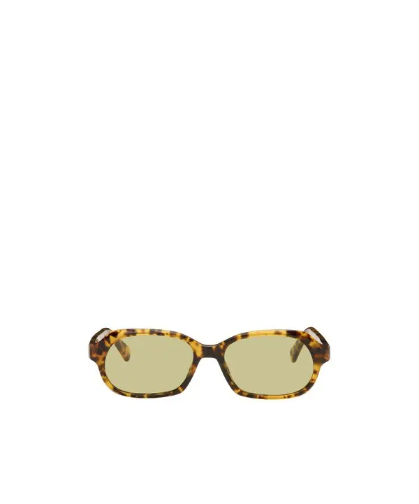 GALLERY DEPT. Oval Sunglasses - Havana/green