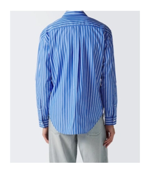 Balenciaga Striped Cotton Poplin Shirt