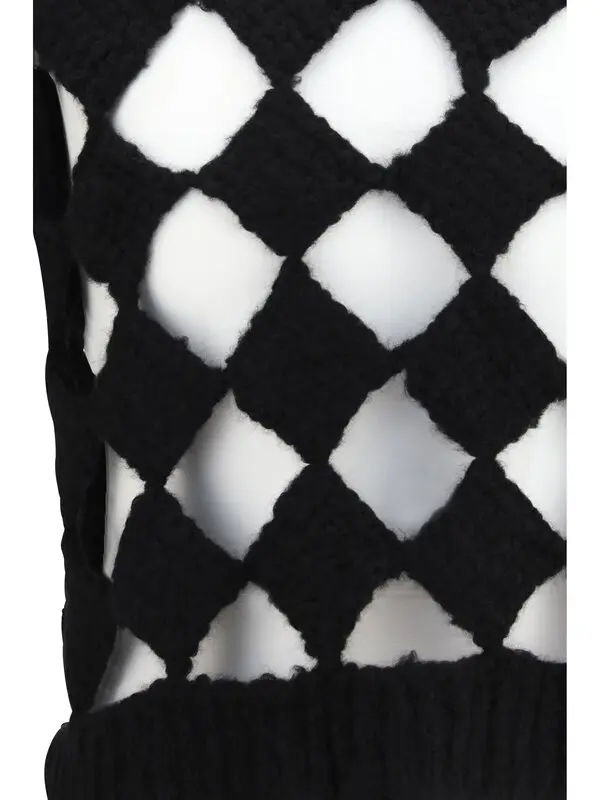 Rick Owens Open Knit Vest