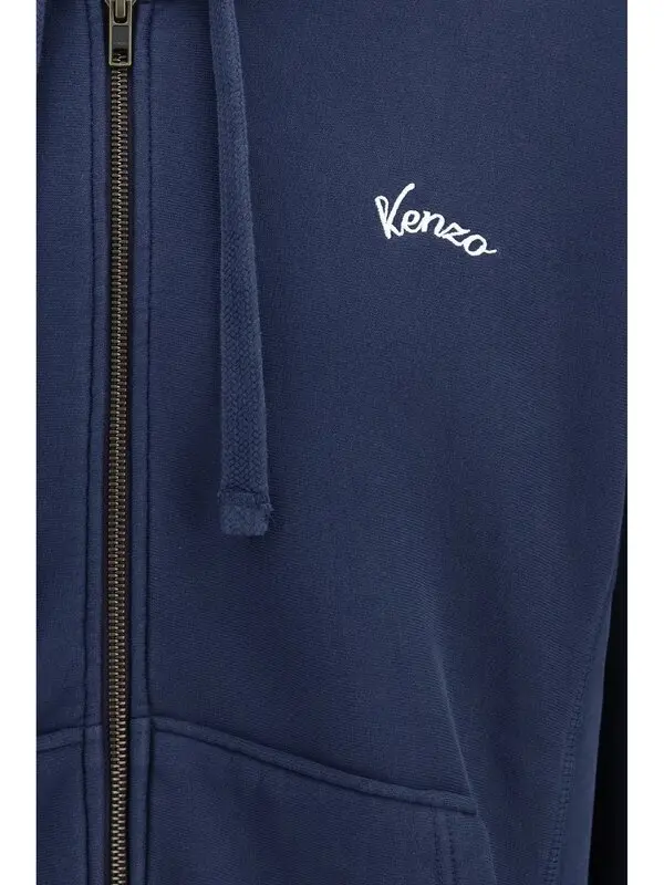 Kenzo Eiffel Tower Design Cotton Hoodie