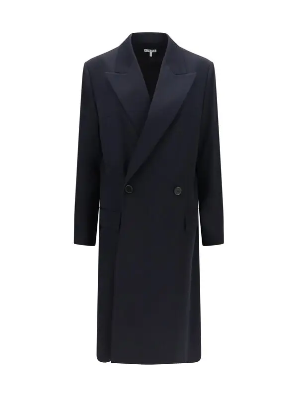 Loewe Wool Coat - Blue