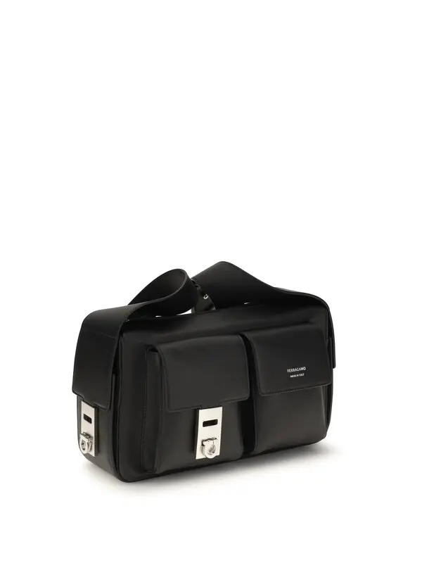 FERRAGAMO Hug Buckle Utility Shoulder Bag