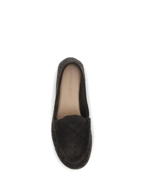 Bottega Veneta Silenzio Intrecciato Loafers