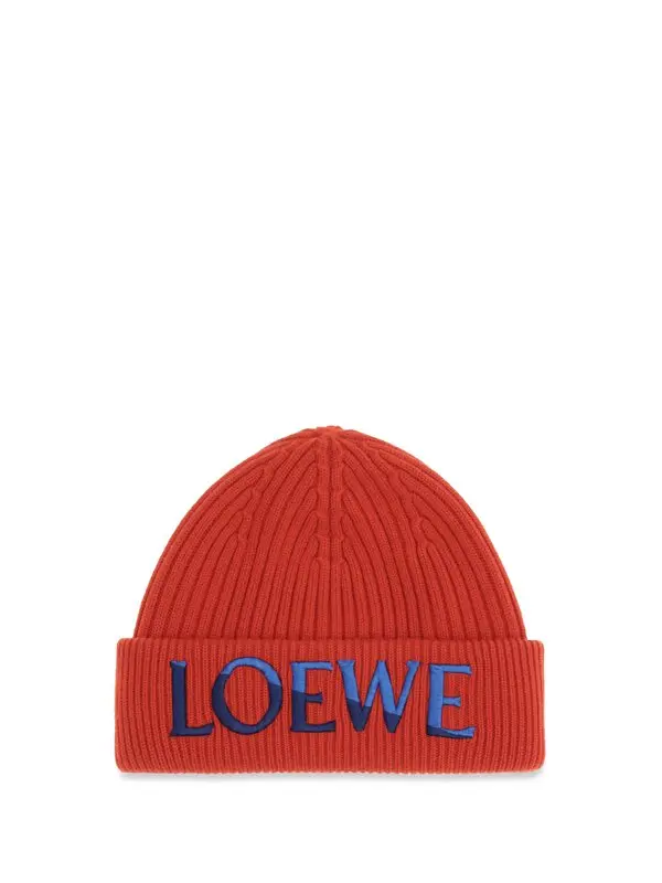 Loewe Wool Beanie - Red