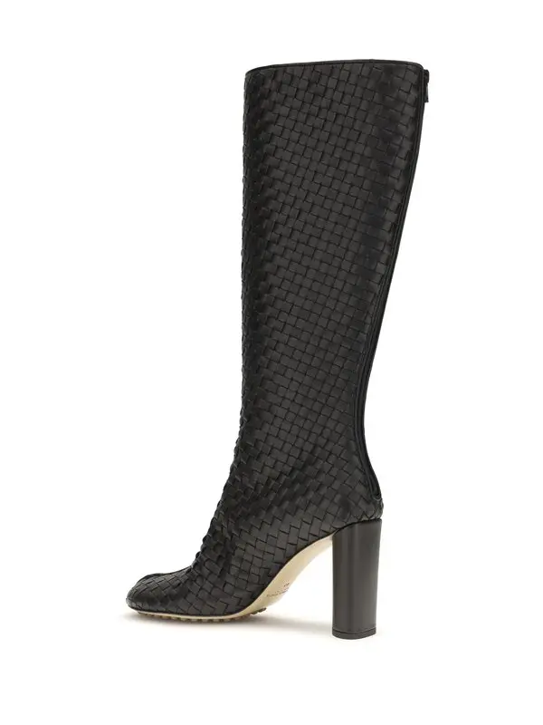 Bottega Veneta Cherry Intrecciato High Boots