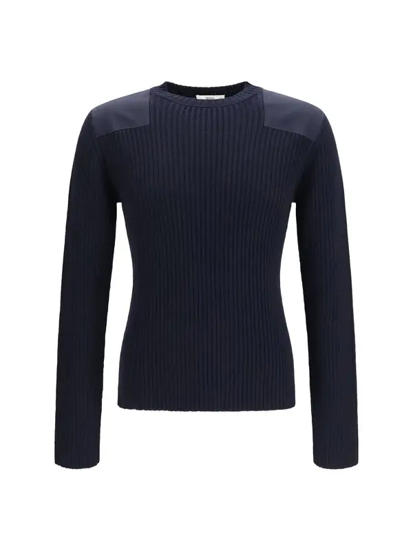 Fendi Ribbed Wool Sweater