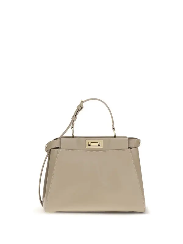 Fendi My Peekaboo Small Shoulder Bag - Cream