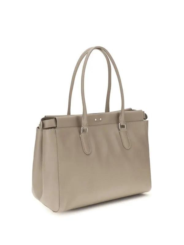Fendi Peekaboo Small Tote Bag - Cream