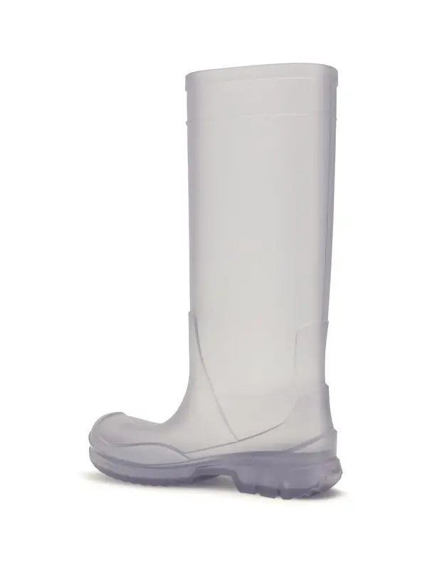 Loewe Logo Rubber Rain Boots - Gray