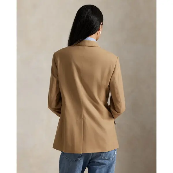 Ralph Lauren Double-breasted Stretch-wool Blazer