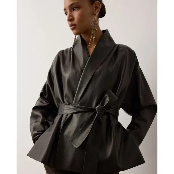 Ralph Lauren Kaydence Lambskin Jacket