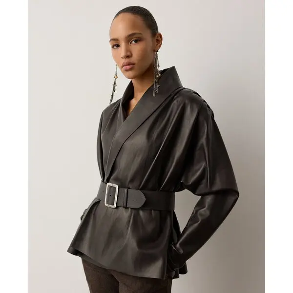 Ralph Lauren Kaydence Lambskin Jacket