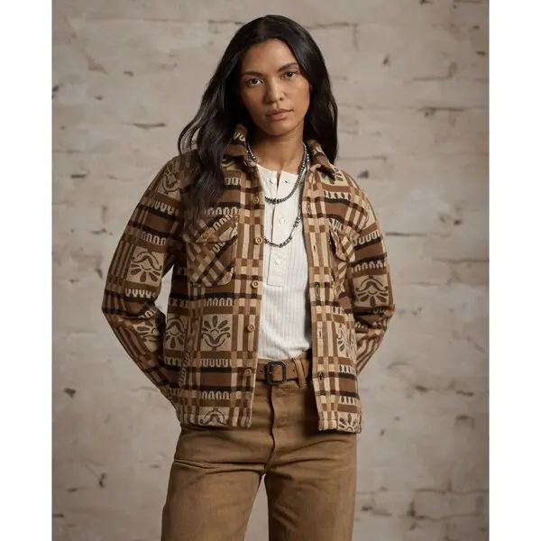 Ralph Lauren Block-print Jacquard Overshirt