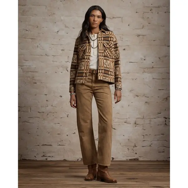 Ralph Lauren Block-print Jacquard Overshirt