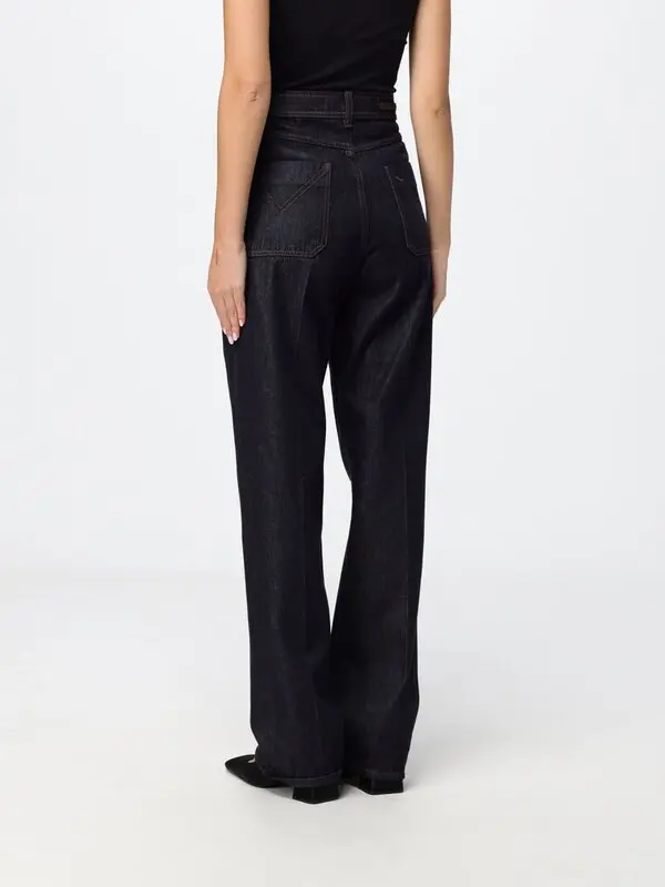 Max Mara High-waisted Straight Jeans In Cotton Denim - Blue