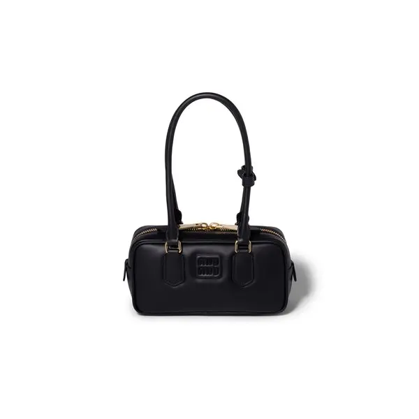 Miu Miu Arcadie Leather Bag - Black