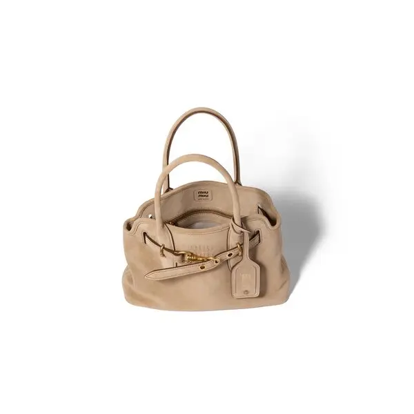 Miu Miu Aventure Suede Handbag