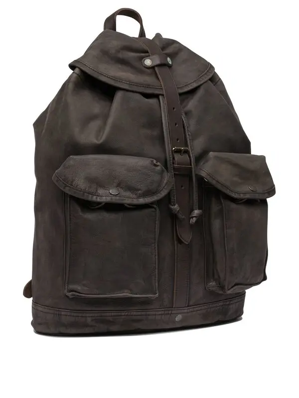 Ralph Lauren Distressed Leather Rucksack