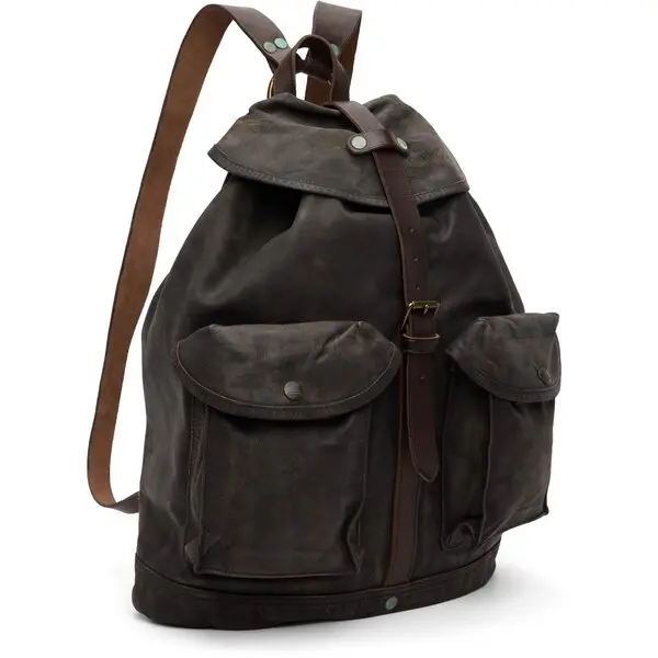 Ralph Lauren Distressed Leather Rucksack