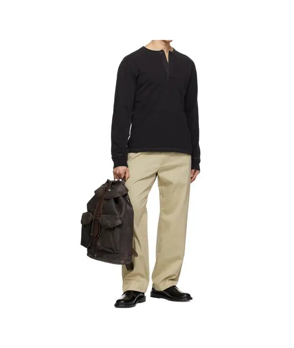 Ralph Lauren Distressed Leather Rucksack