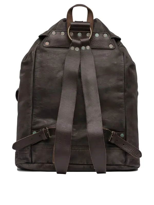 Ralph Lauren Distressed Leather Rucksack