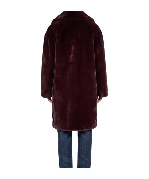 STAND STUDIO Camille Faux Fur Teddy Coat