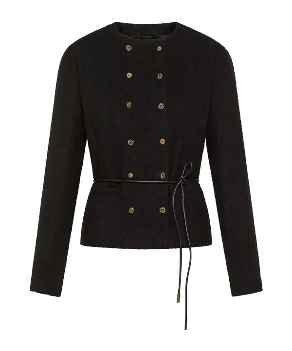 Seventy Wool Blend Jacket With Belt