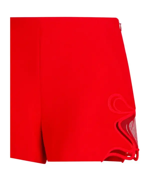 Blumarine Intarsia-embroidered Mini Shorts