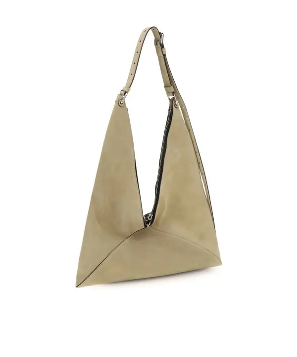 Moschino Buckle Detailed Zipped Shoulder Bag
