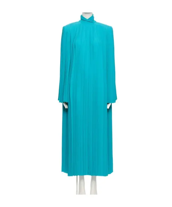 Valentino Garavani Long-sleeved Dress - Blue