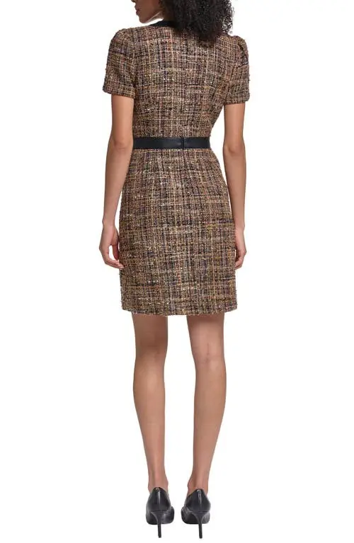 Karl Lagerfeld Paris Tweed Sheath Dress