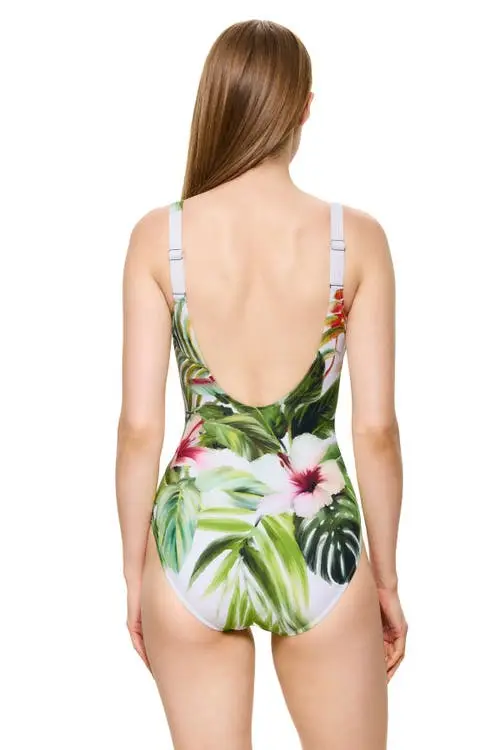 GOTTEX Paradise Beauty Square Neck One Piece Swimsuit