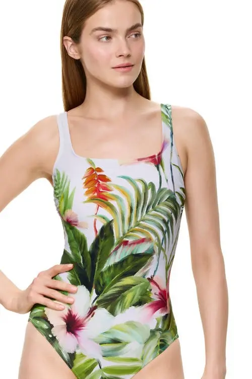 GOTTEX Paradise Beauty Square Neck One Piece Swimsuit