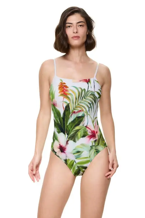 GOTTEX Paradise Beauty Scoop Neck One Piece Swimsuit