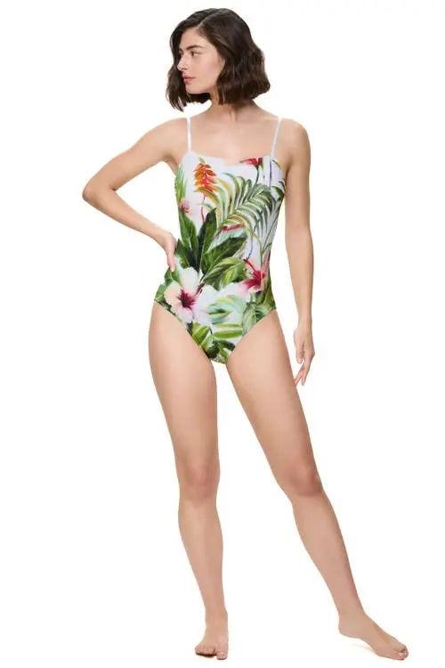 GOTTEX Paradise Beauty Scoop Neck One Piece Swimsuit
